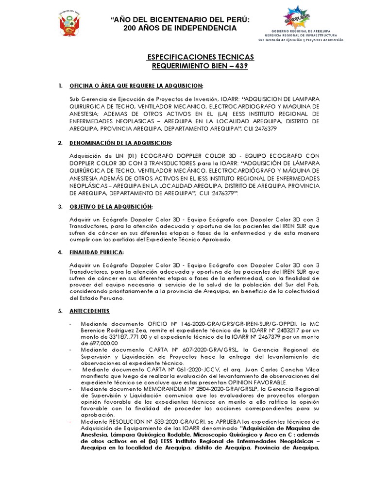 EETT 439 Ecografo Doppler Color 3D | PDF | Ultrasonido