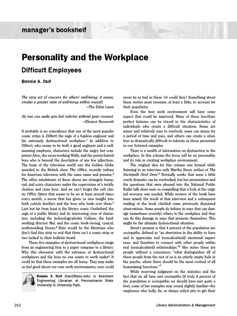 Understanding Histrionic Personalities at Work | PDF | Personality ...