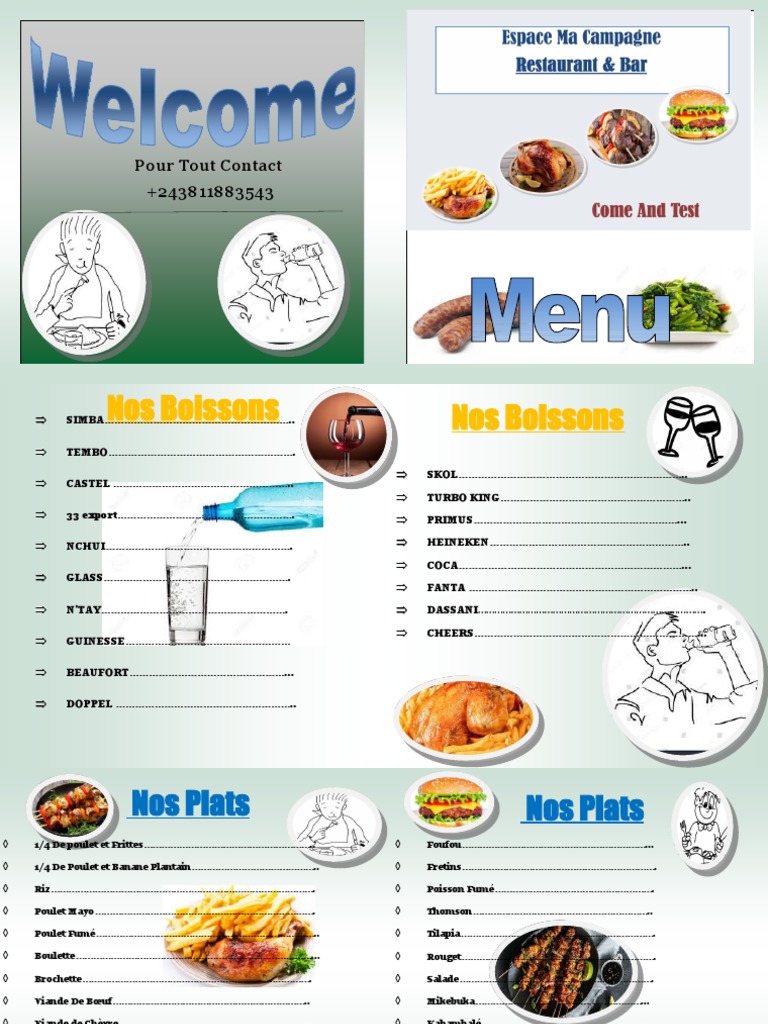 Menu Maman Germaine | PDF