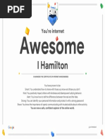 Google Interland Certificate of Awesomeness Game | PDF