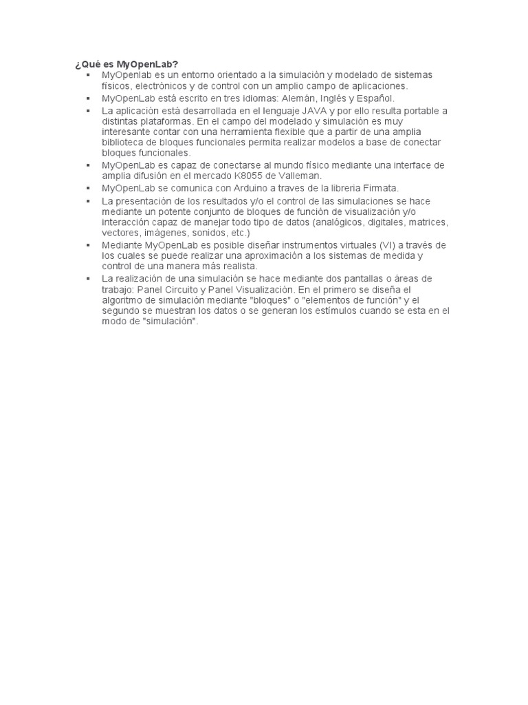 Qué Es MyOpenLab | PDF