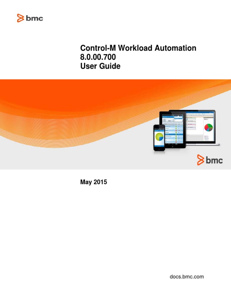 Control-M User Guide V8 | PDF | Login | Trademark