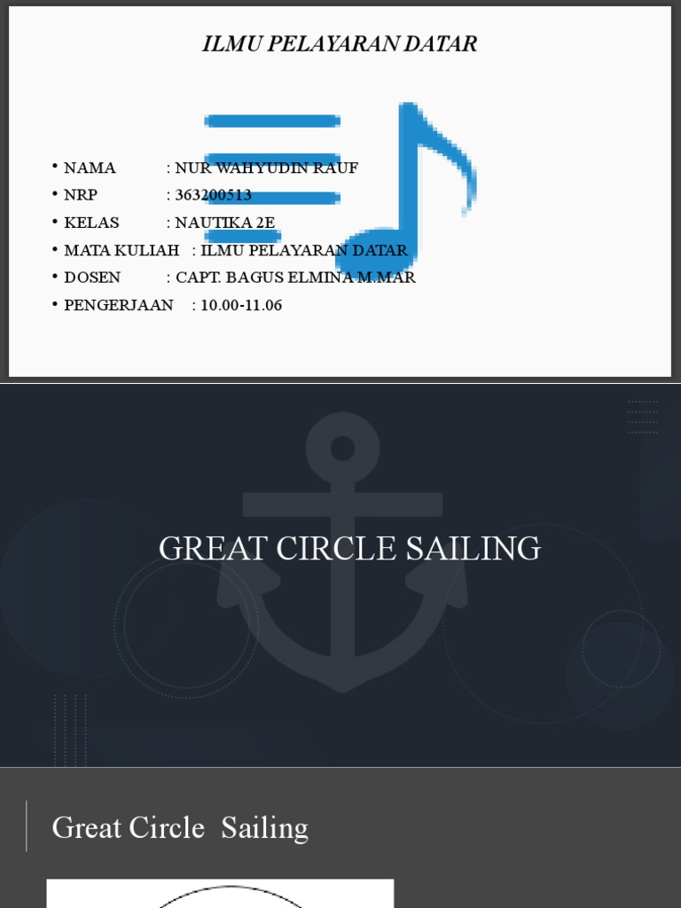 Ilmu Pelayaran Datar | PDF