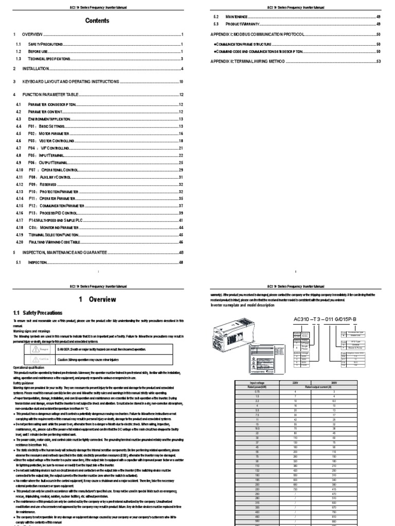 Ac310 Manual v1.0 | PDF | Power Inverter | Power Supply