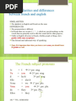 300 French-English Cognates List | PDF