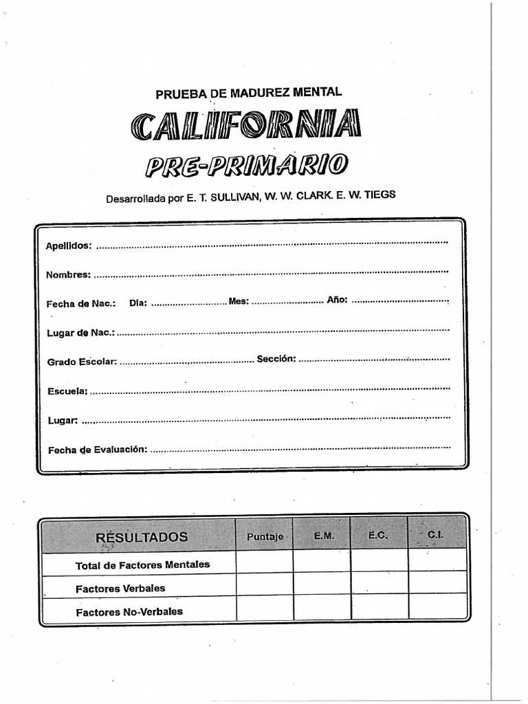 Protocolo California | PDF