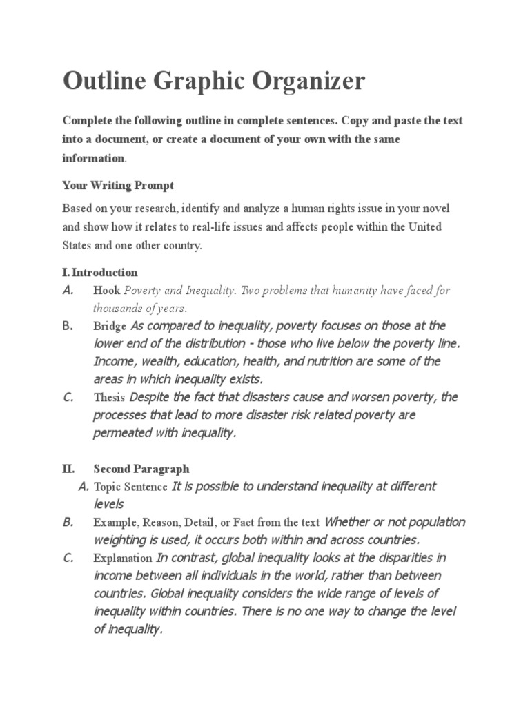 02 11 03 Outline Graphic Organizer | PDF | Discrimination & Race ...