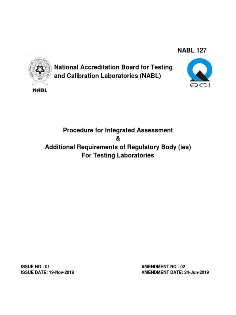 Nabl 127 | PDF | Verification And Validation
