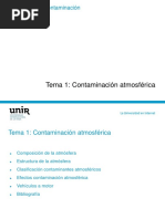 Sopa de Letras - Contaminación Atmosférica | PDF