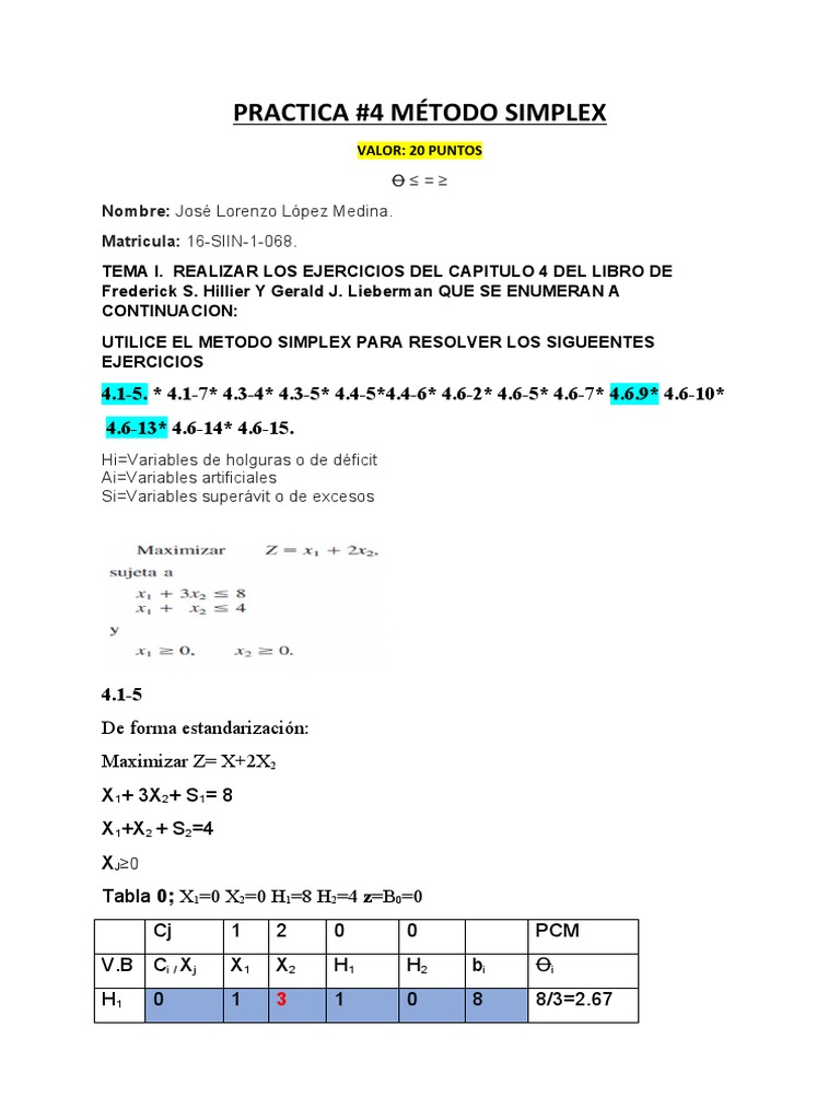 Practica 4-Modelos Deterministicos. | PDF | Optimización Matemática ...