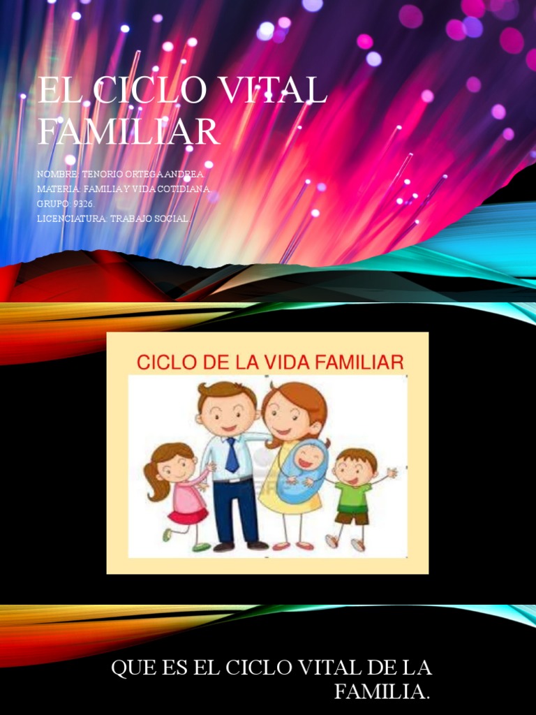 El Ciclo Vital Familiar | PDF | Familia | Paternidad/maternidad