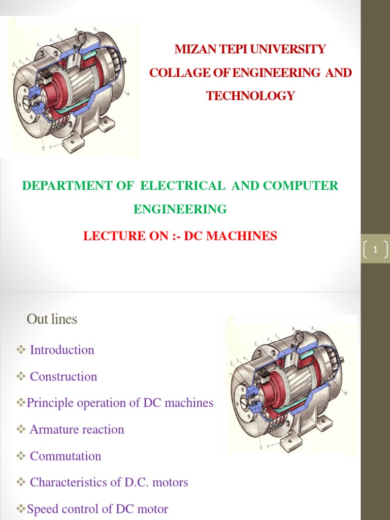 Chapter 4 DC Machines | PDF | Electric Motor | Electromagnetic Induction