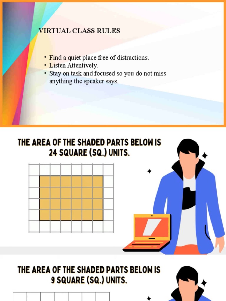 Module 4 - Math (Finding The Area Using Square-Tile Unit) | PDF | Area ...