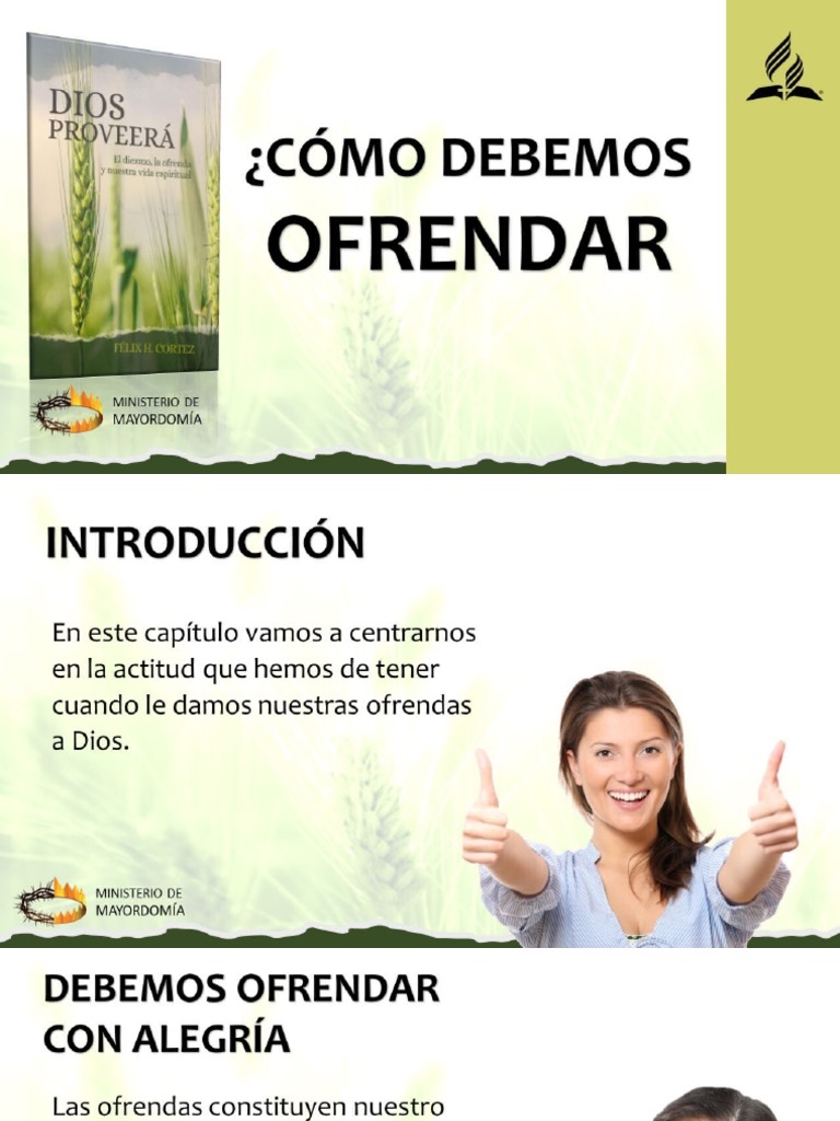 Cómo Debemos Ofrendar | PDF