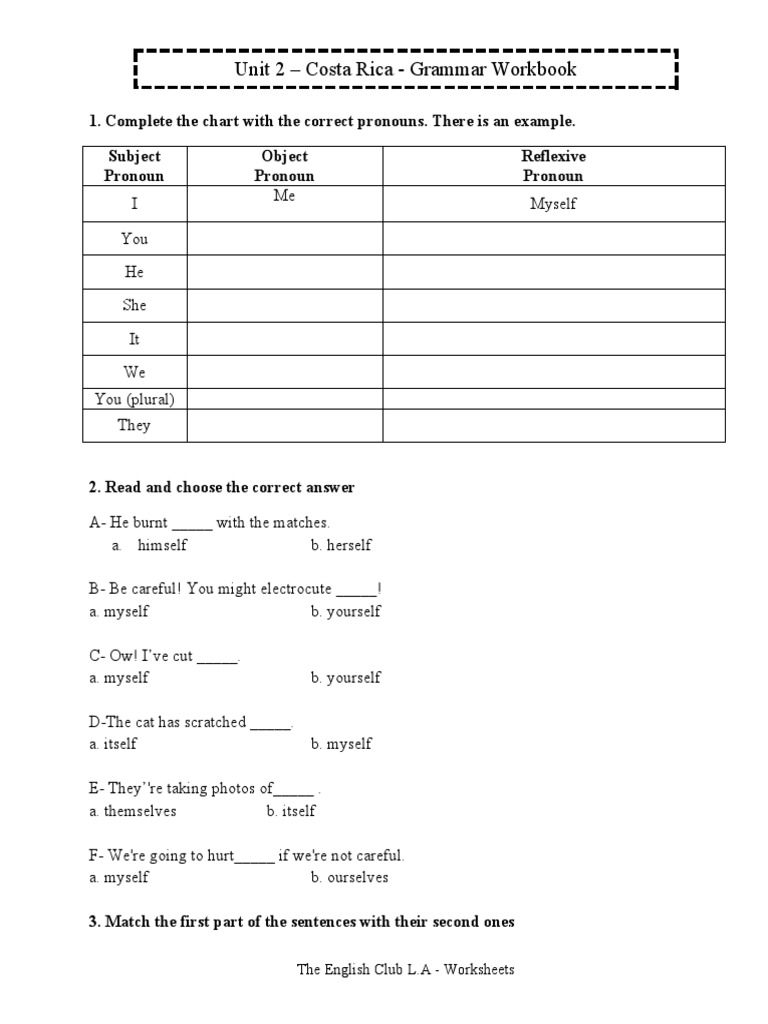 Next Move 6 - Unit 2 - Grammar Workbook | Download Free PDF | Linguistics