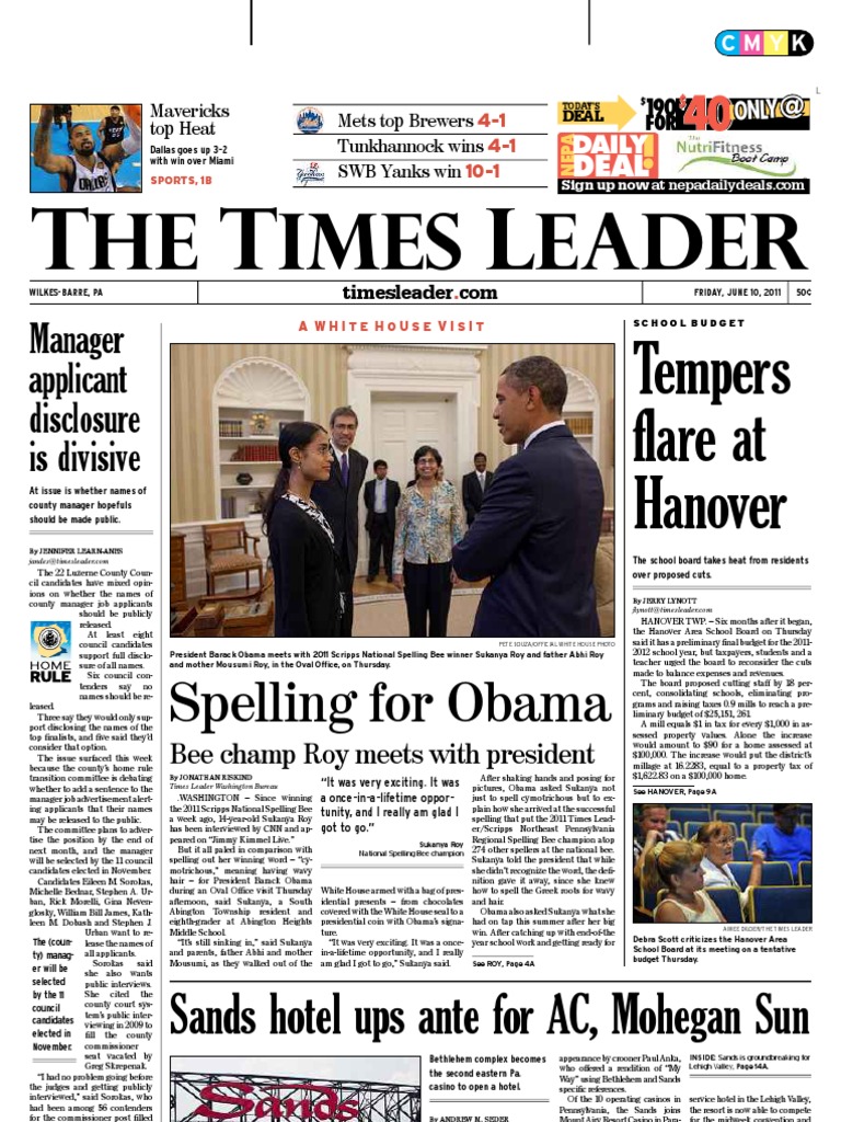 Times Leader 06-10-2011 | PDF | Judiciaries | Wilkes Barre