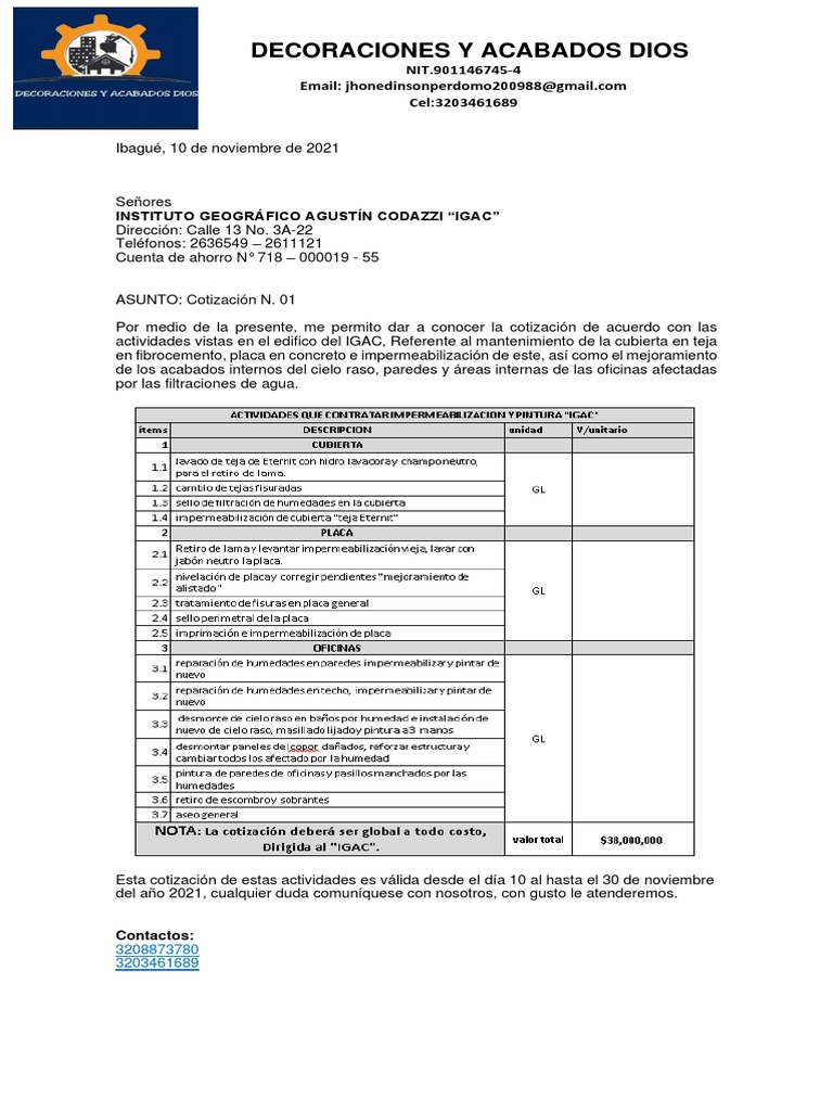 Instituto Geográfico Agustín Codazzi "Igac" | PDF
