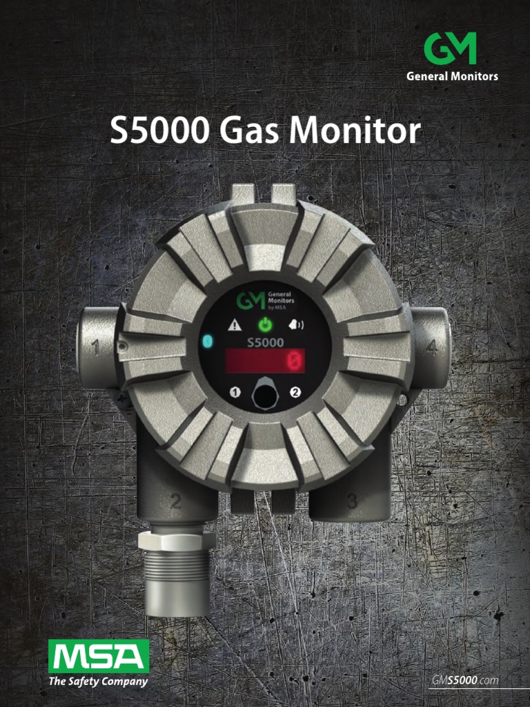 General Monitors S5000 Gas Detector brochure-EN | PDF | Sensor | Electrical Engineering