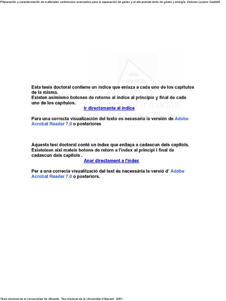 Lozano Castello Dolores | PDF | Adsorción | Gases