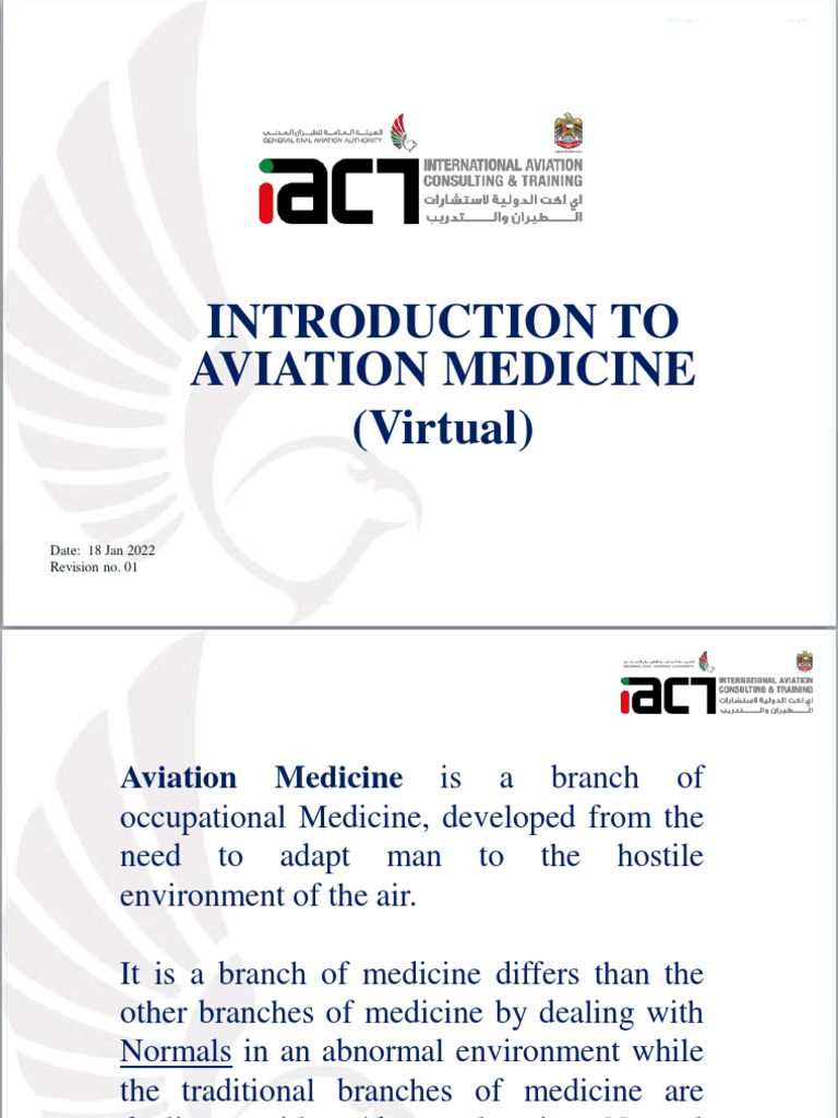 Introduction To Aviation Medicine | PDF | Aviation | Aeronautics