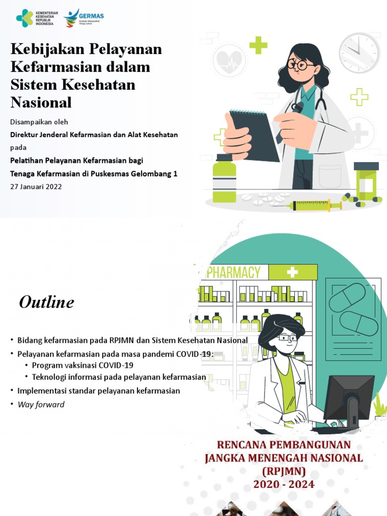 27-1-2022 Kebijakan Yanfar Dalam Sistem Kesehatan Nasioal | PDF