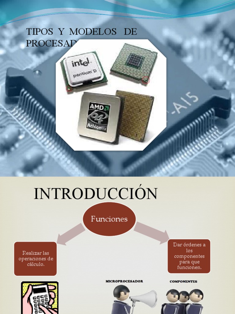 Tipos y Modelos de Procesadores | PDF | Microprocesador | Micro ...