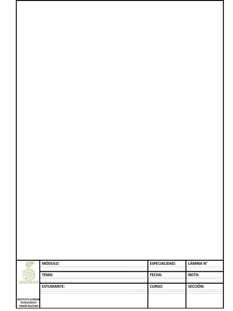 Plantilla para Dibujo Tecnico | PDF