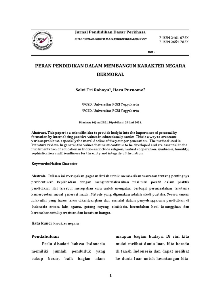 Jurnal Pendidikan | PDF