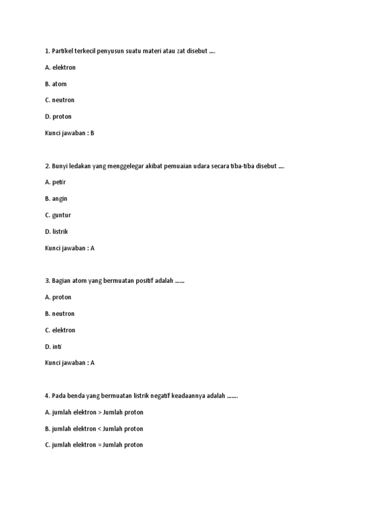 Soal E-Learning | PDF
