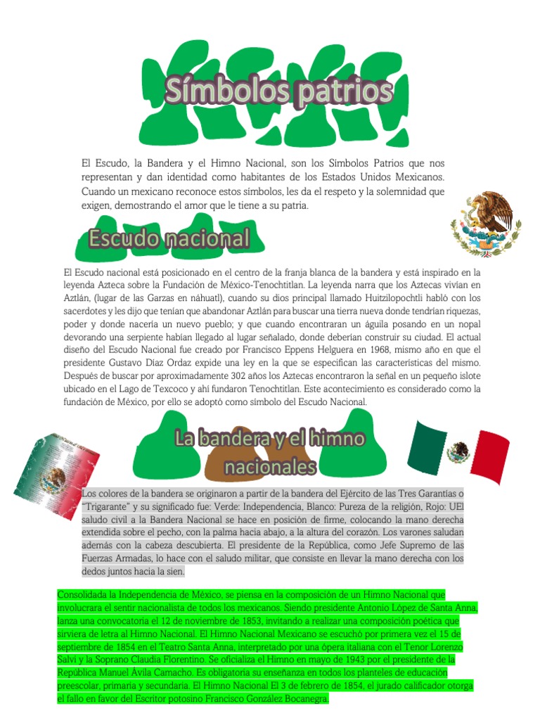 Simbolos Patrios. | PDF | México