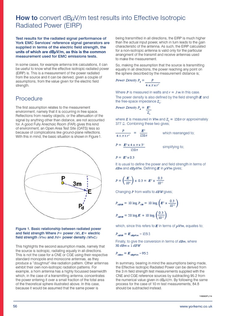 How To - Eirp | PDF | Telecommunications Engineering | Antenna (Radio)