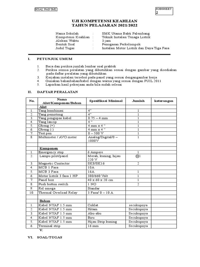 Soal Pas Iml Smester 2 | PDF