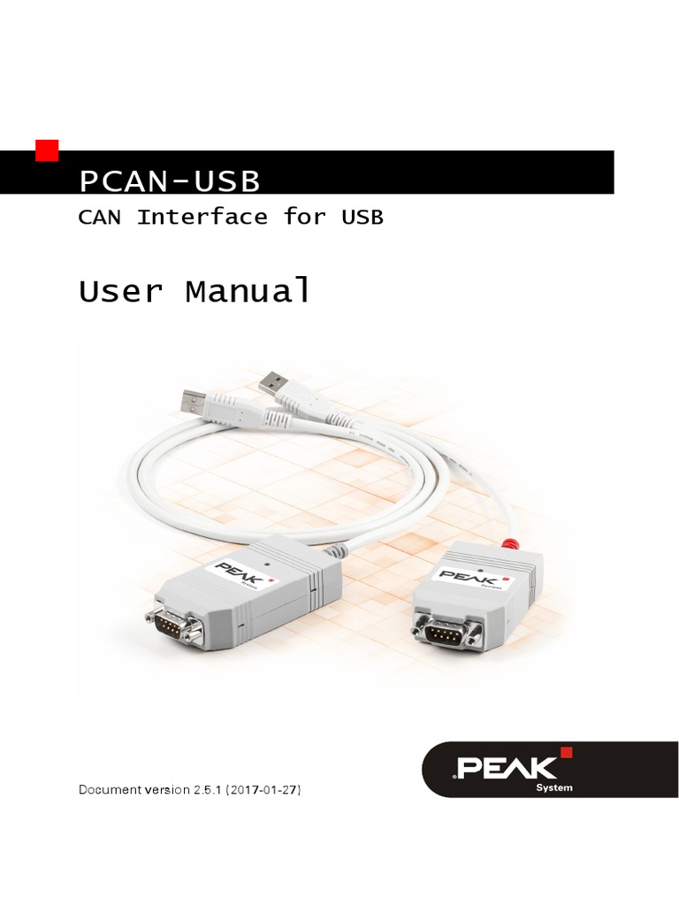 PCAN USB Interface Peak System | PDF | Usb | Device Driver