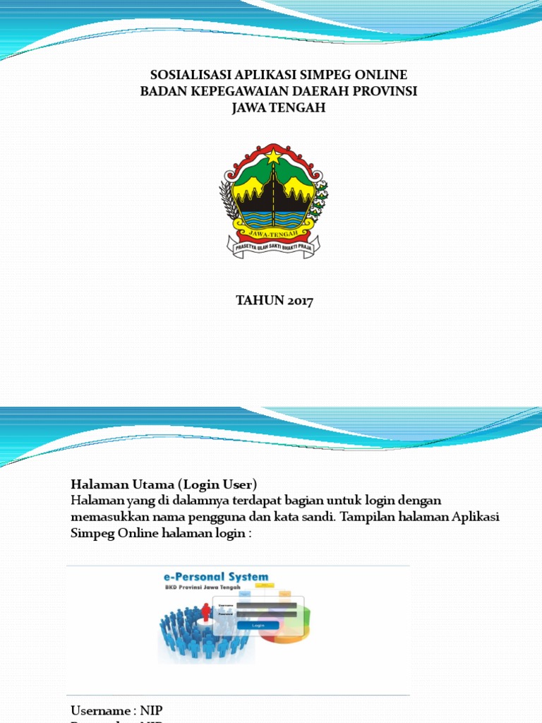 Panduan Pengisian Simpeg Online Revisi | PDF