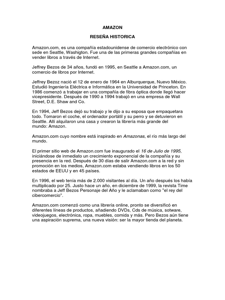 Amazon PDF | PDF | Business | Economias