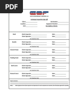 Portable Toilet Checklist | PDF | Toilet | Hydraulic Engineering