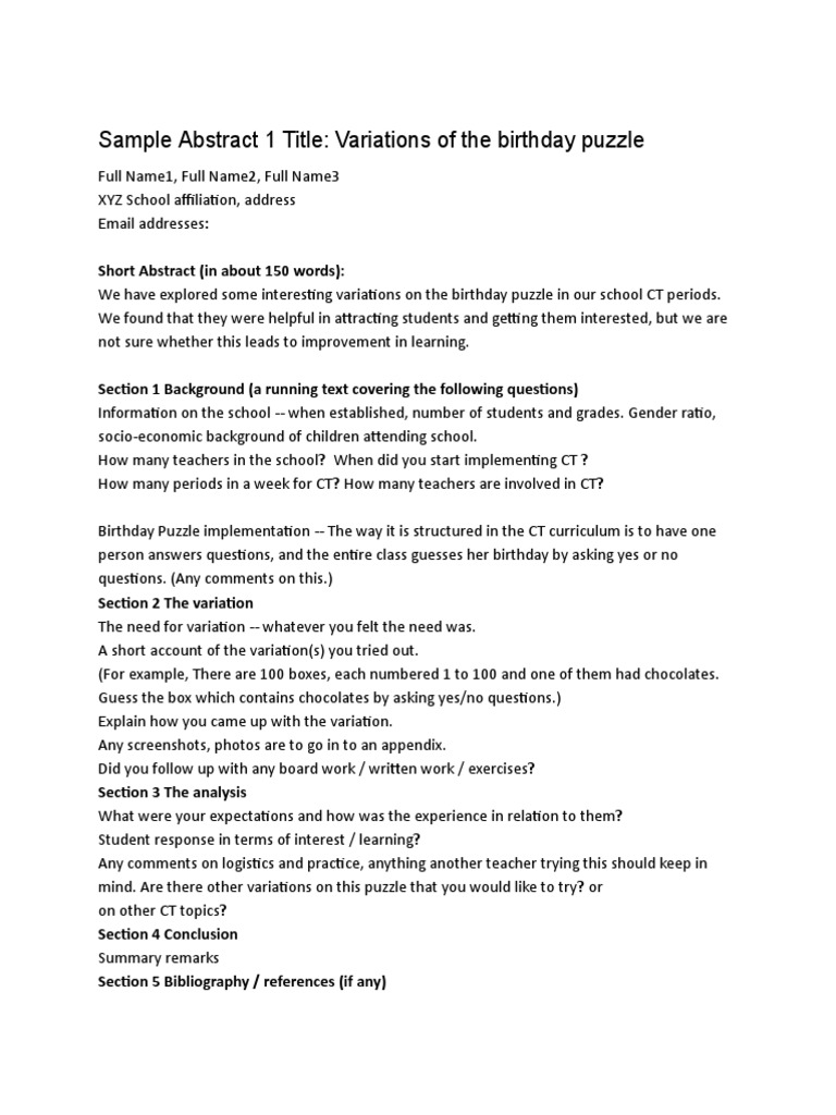 Sample Abstracts | PDF | Educational Psychology | Behavior Modification