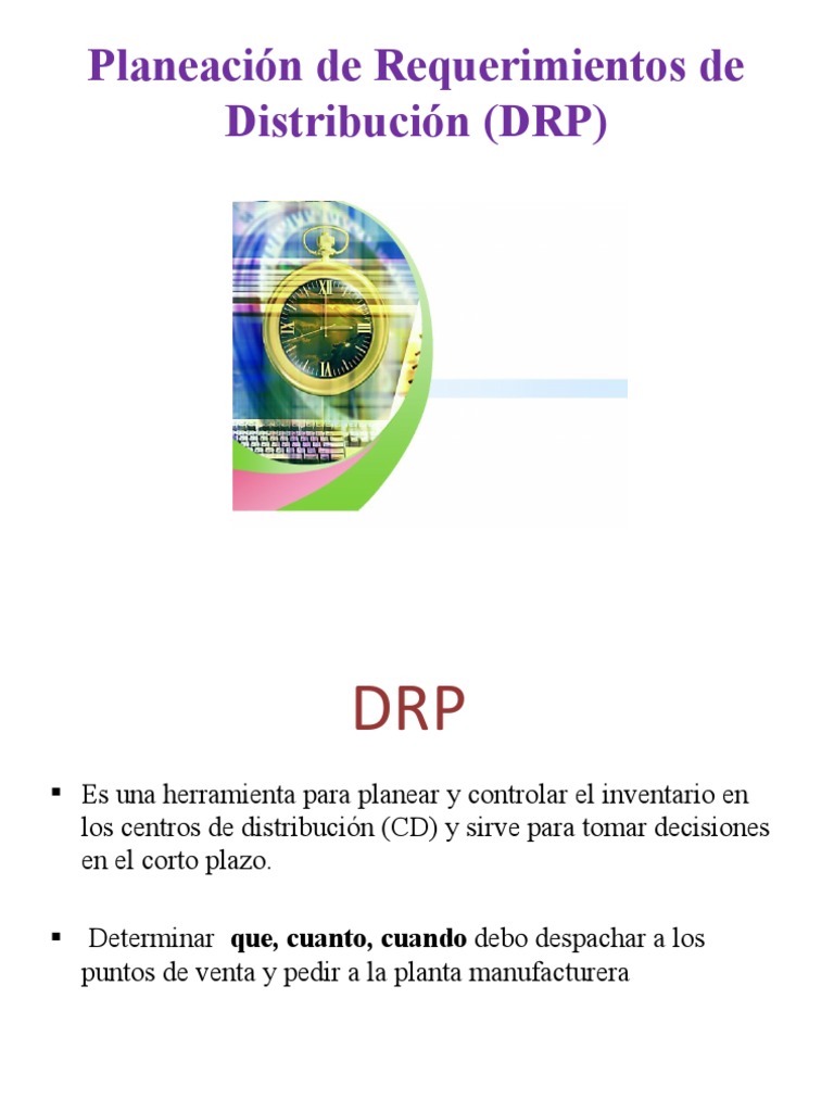 Planeación DRP | PDF | Inventario | Planificación