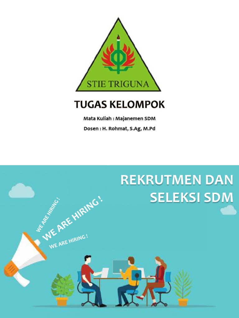 Rekrutmen Dan Seleksi SDM | PDF