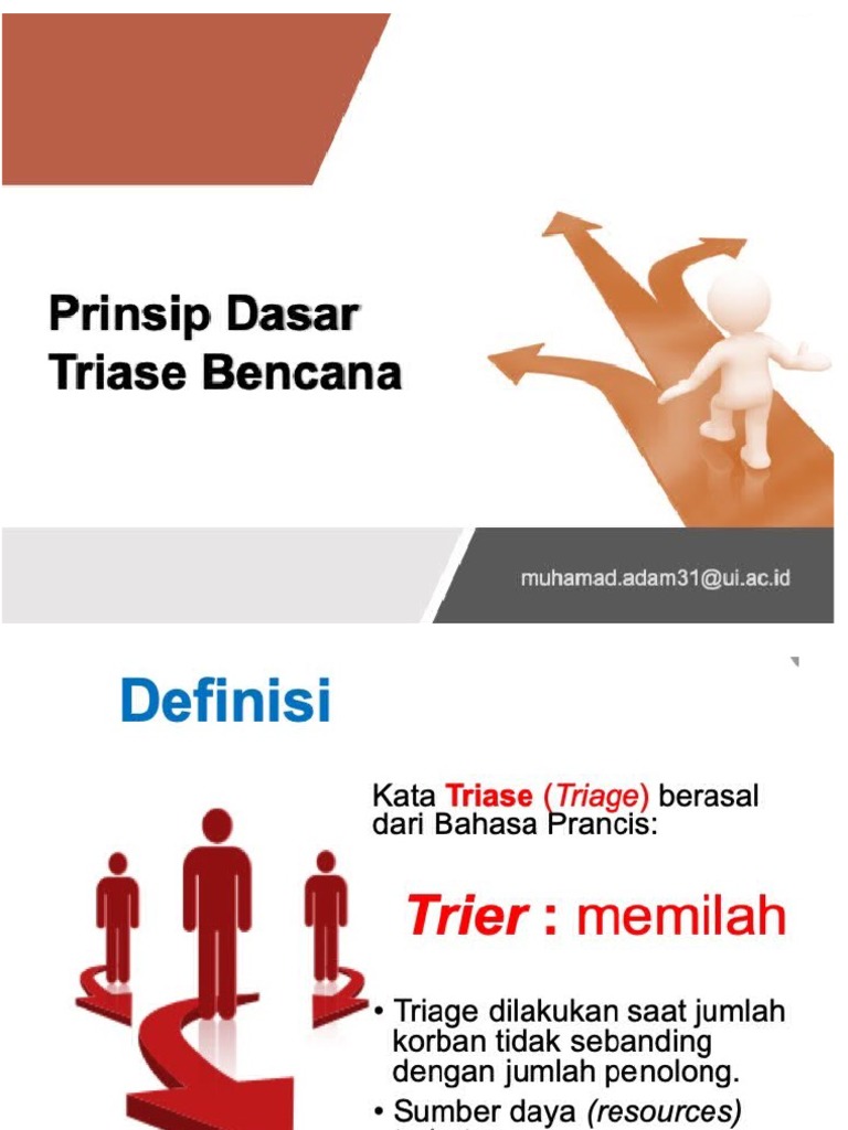 Prinsip Dasar Triase Bencana | PDF