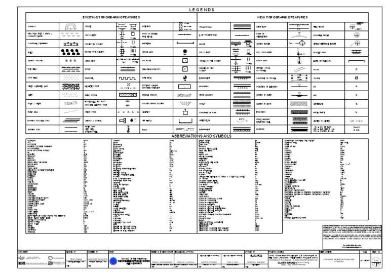 G-02 - Legends, Abbreviations and Symbols | PDF