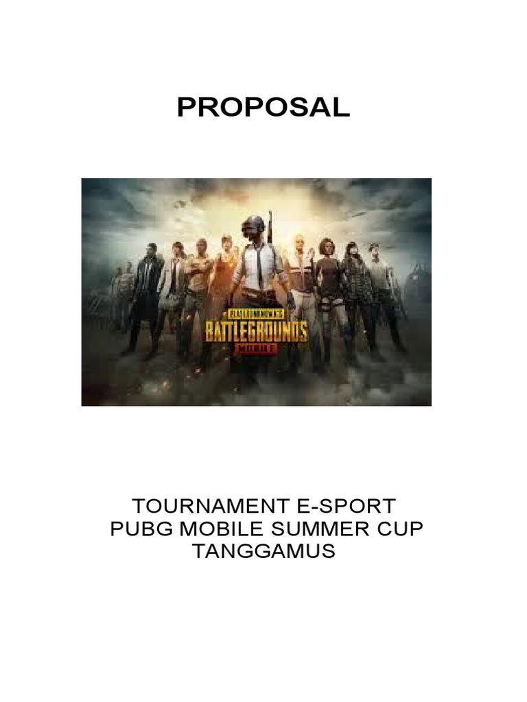 Proposal Summer Pubg Cup Tanggamus | PDF