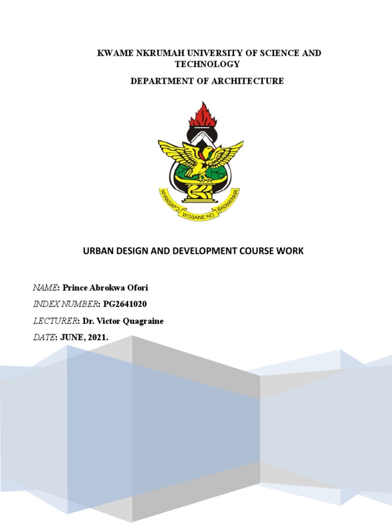 Urban Design and Development Course Work 2 | PDF | Urban Sprawl | Sampling (Statistics)