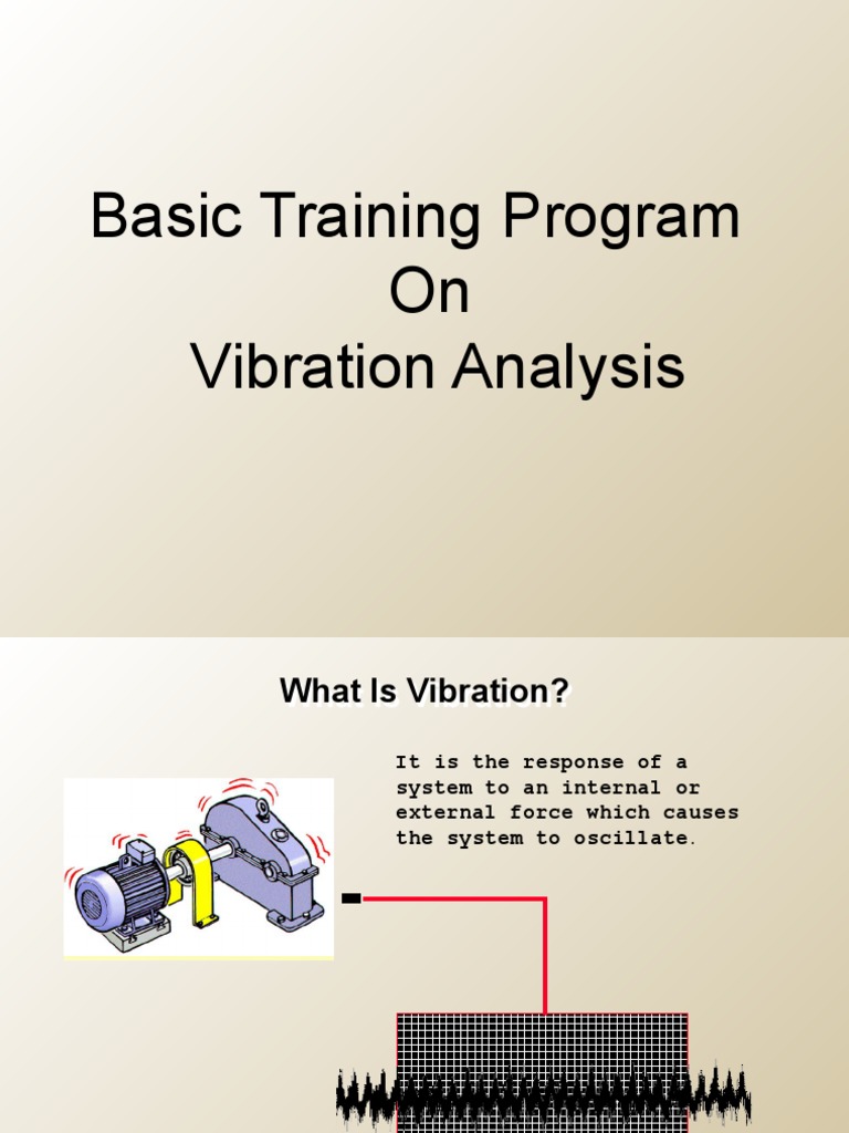 Vibration Analysis Training Module | PDF | Gear | Amplitude
