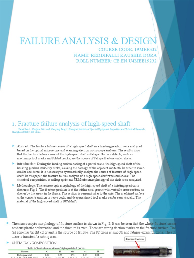Failure Analysis & Design - 19232 | PDF | Gear | Pump