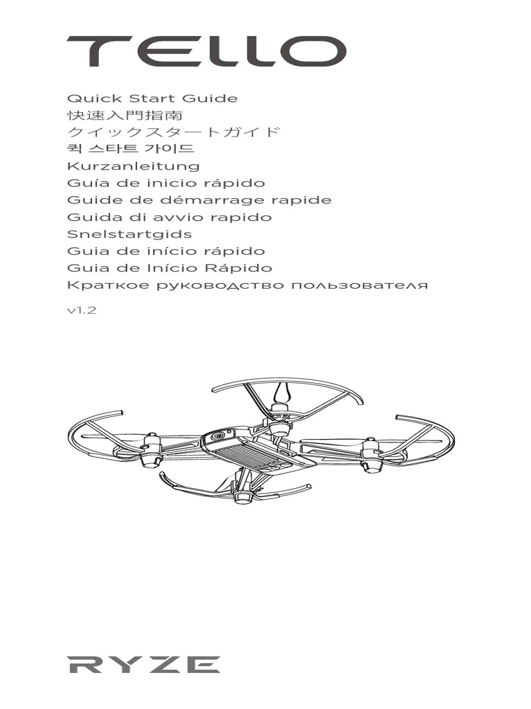 Tello+Quick+Start+Guide V1.2+Multi | PDF | Google Play | Aircraft