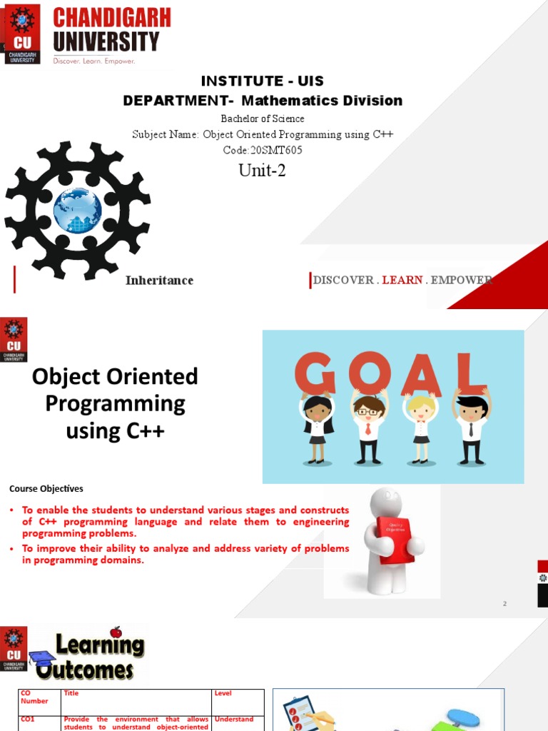 Chapter 4 1 Inheritance Defining Derived Class Modes Of Inheritance And Types Pdf Class