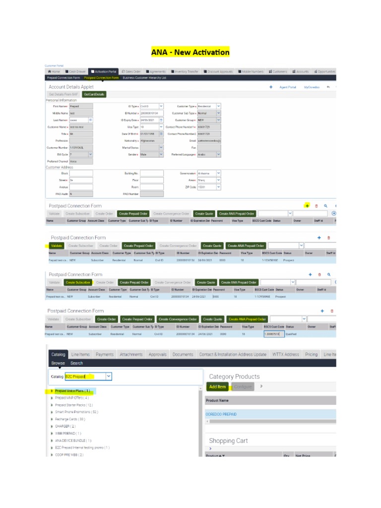 New - Activation steps for ANA | PDF