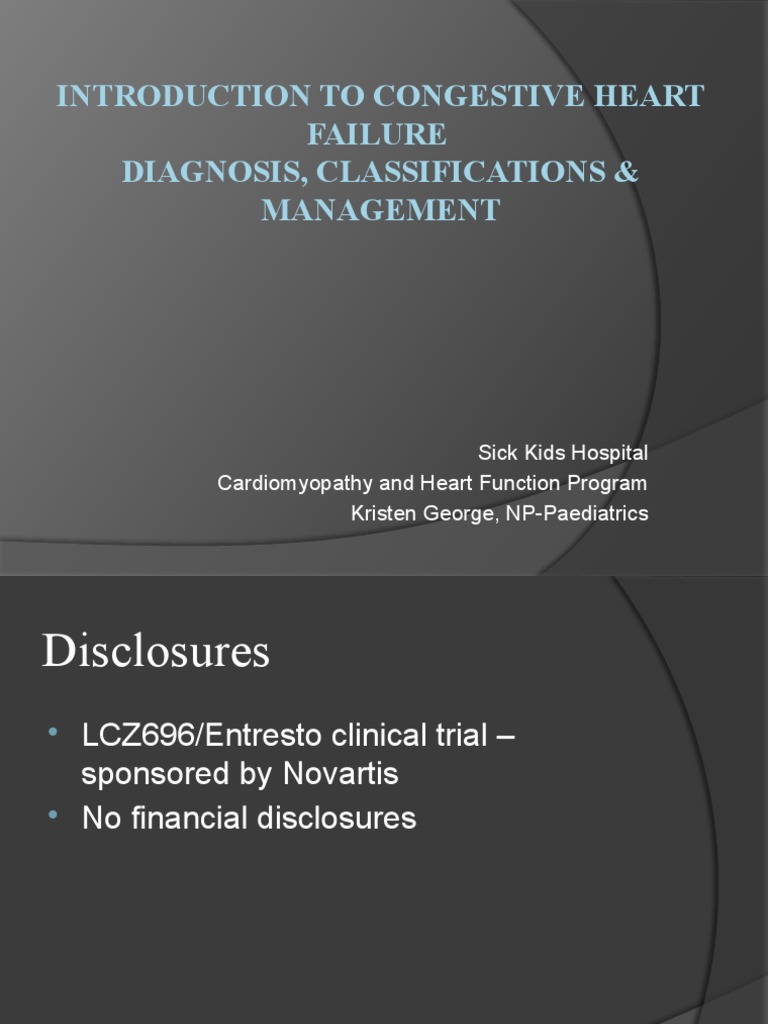 Congestive Heart Failure Diagnosis Classifications Stages and Heart ...