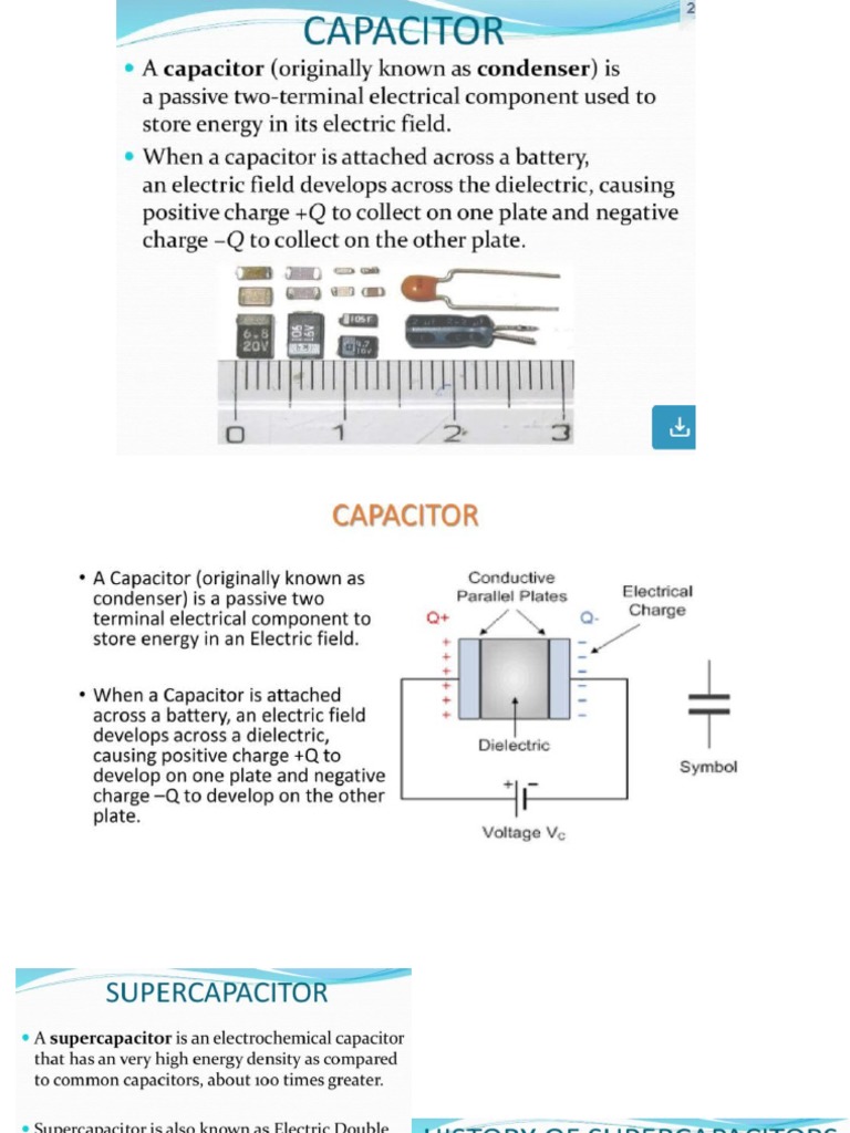 Super Capacitor | PDF | Capacitor | Rechargeable Battery